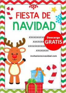 Invitaciones de Navidad para Niños Invitaciones Navidad